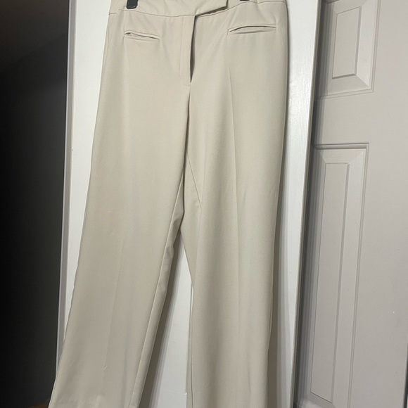 Pants & Jumpsuits | Woman Beige Color Trouser Pants In Size 14 | Poshmark